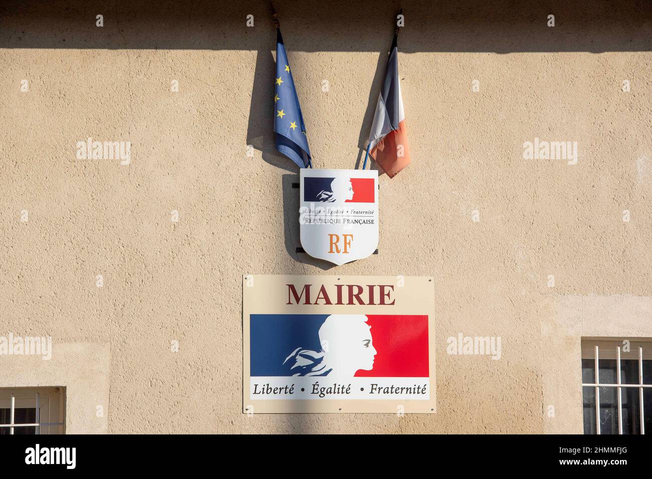 Drapeau france mairie marianne Banque de photographies et d’images à ...