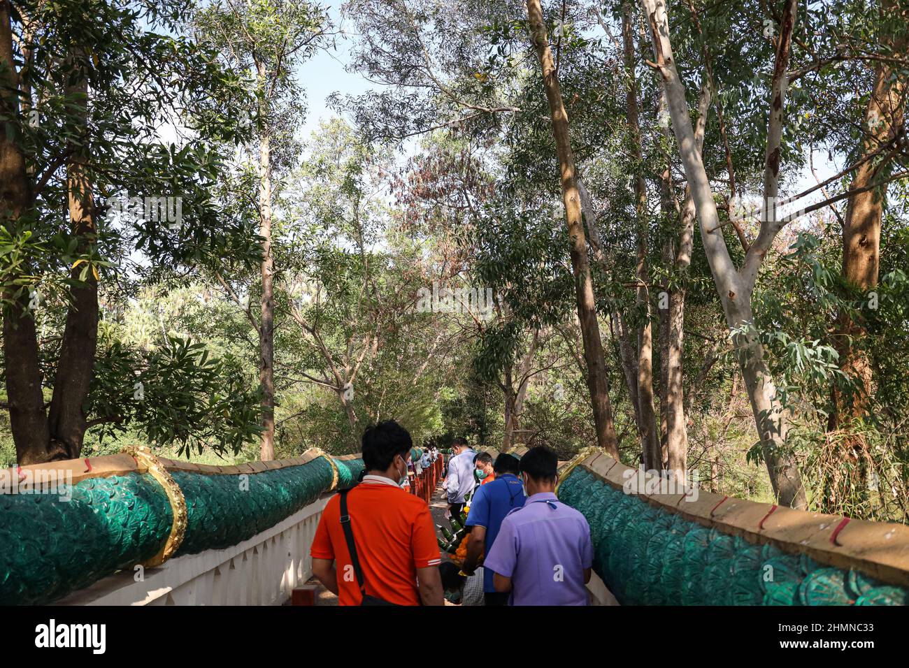 Udon Thani, Thaïlande. 08th févr. 2022. Kham Chanod Forest un tapis ...