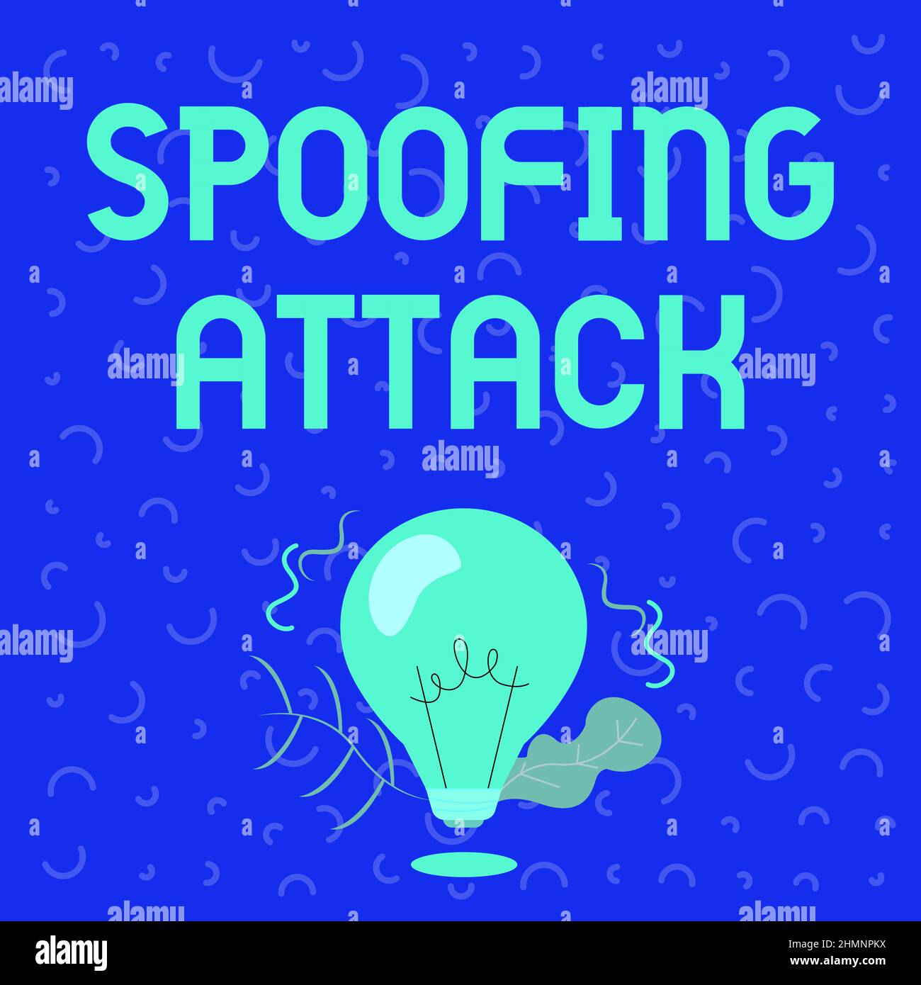 Écriture affichant le texte attaque par usurpation. Présentation de l ...