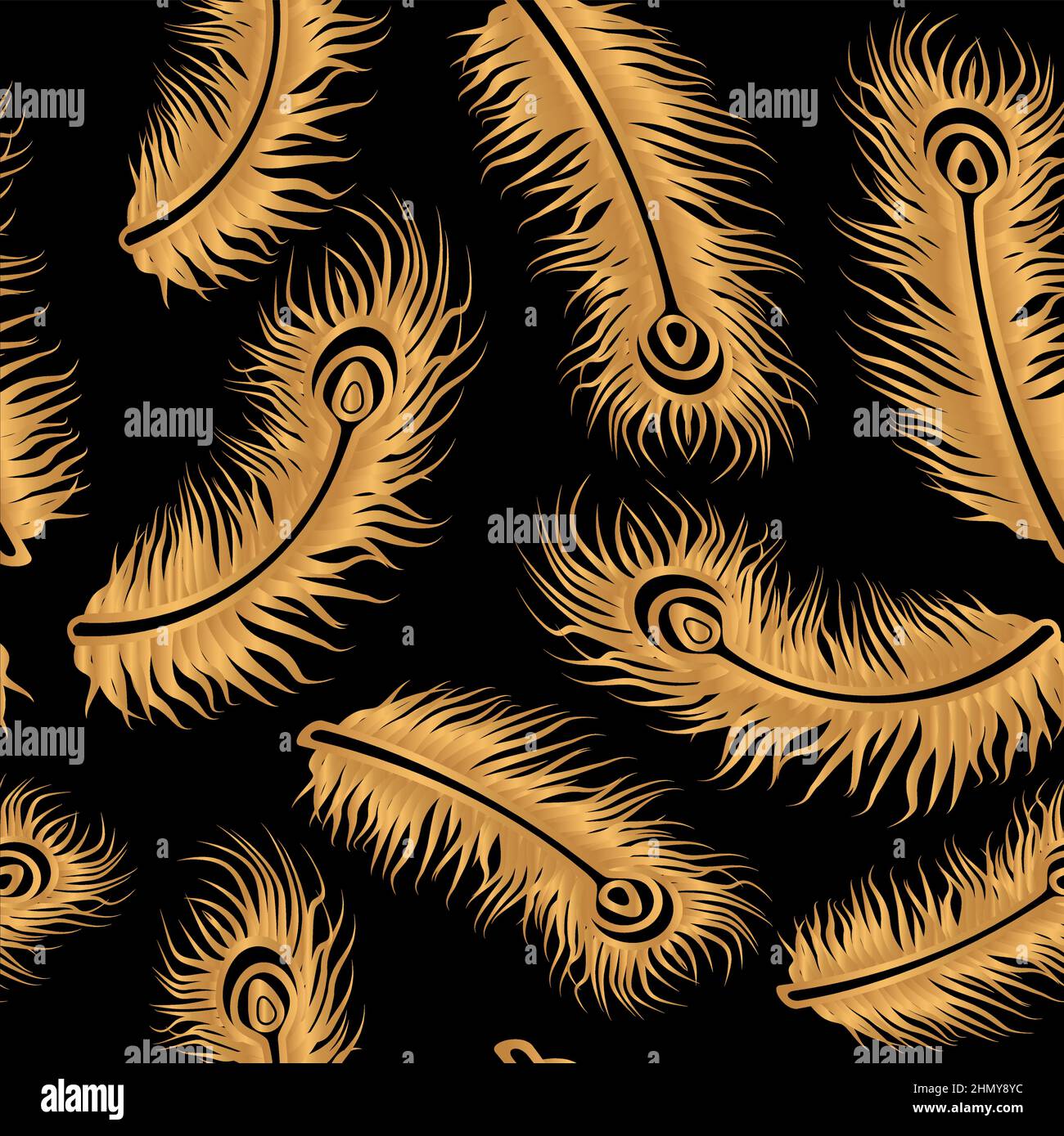 Motif de plume Banque d'images vectorielles - Alamy