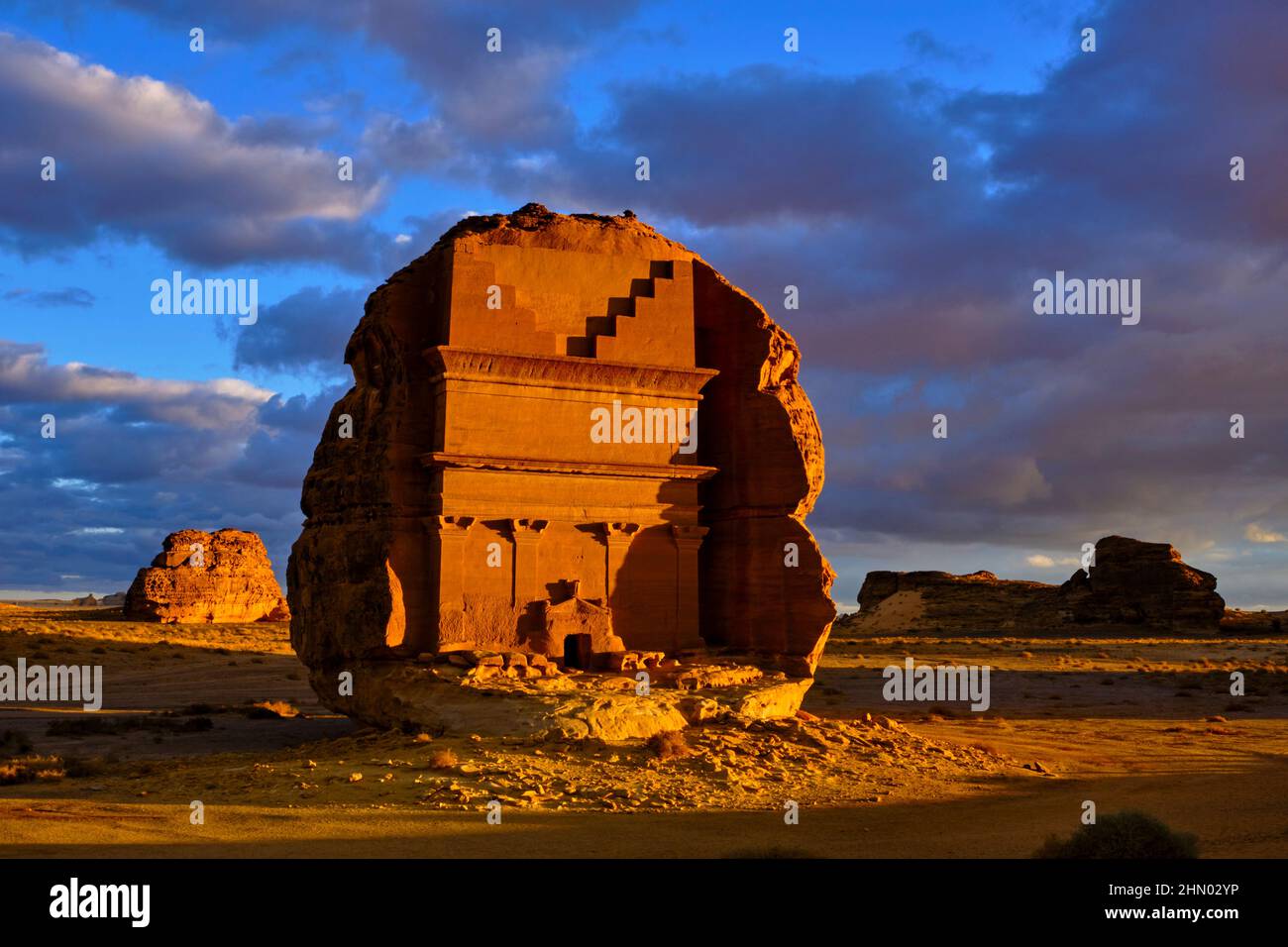 Arabie Saoudite, région d'Al Madinah, Alula ou Al Ula, tombe nabatéenne ...