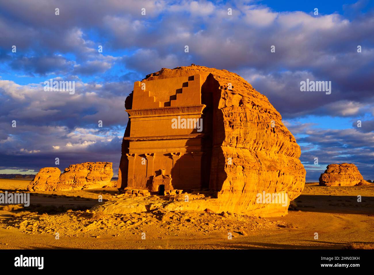 Arabie Saoudite, région d'Al Madinah, Alula ou Al Ula, tombe nabatéenne ...