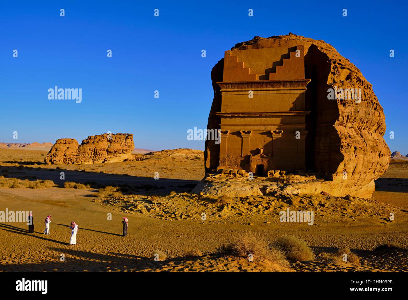 Arabie Saoudite, région d'Al Madinah, Alula ou Al Ula, tombe nabatéenne ...