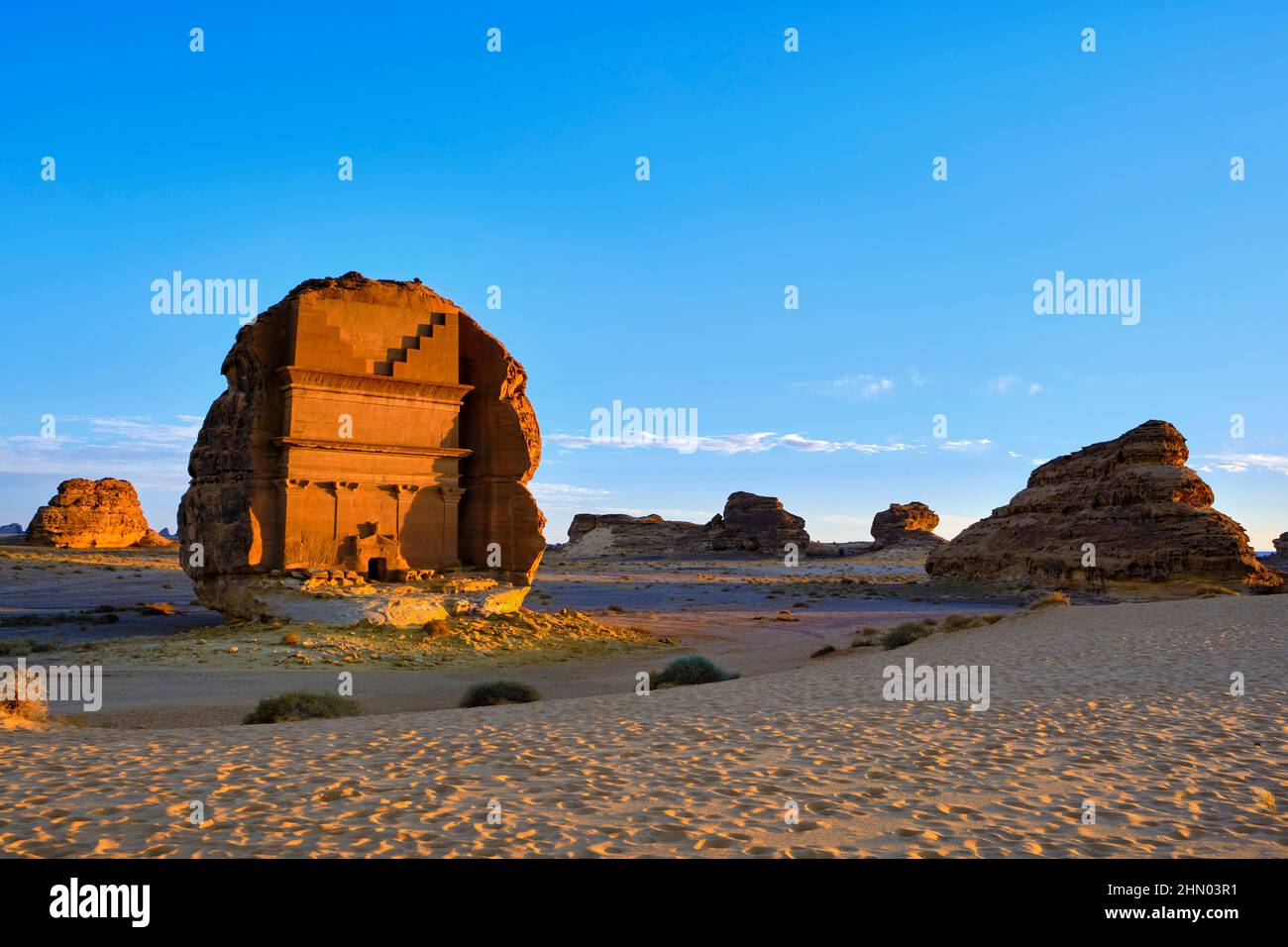Arabie Saoudite, région d'Al Madinah, Alula ou Al Ula, tombe nabatéenne ...