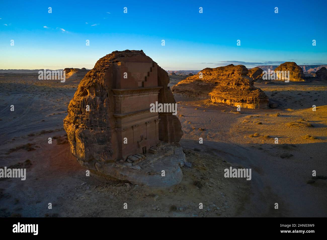 Arabie Saoudite, région d'Al Madinah, Alula ou Al Ula, tombe nabatéenne ...