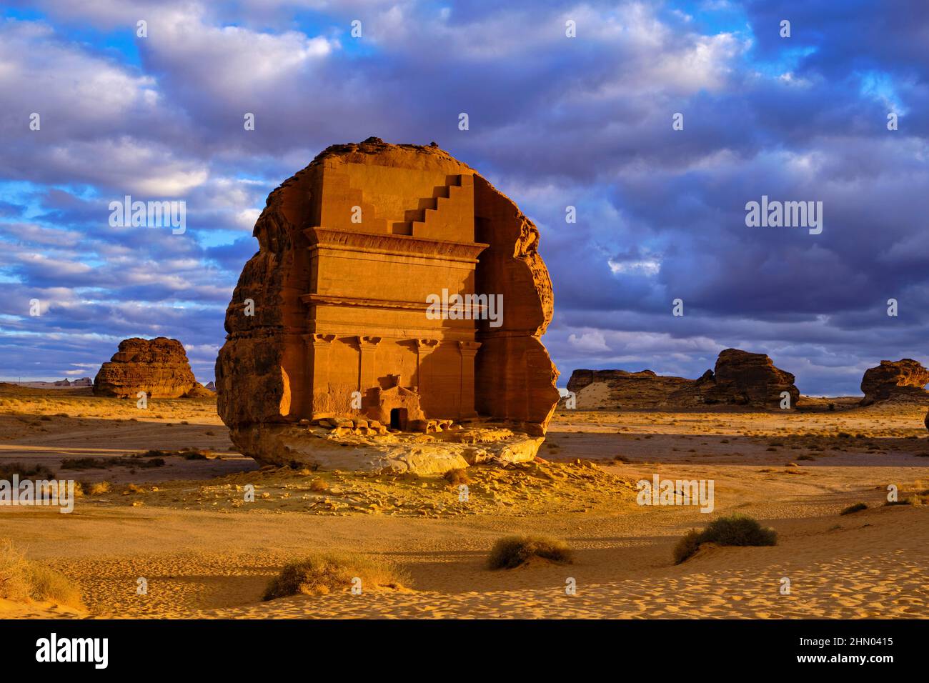 Arabie Saoudite, région d'Al Madinah, Alula ou Al Ula, tombe nabatéenne ...