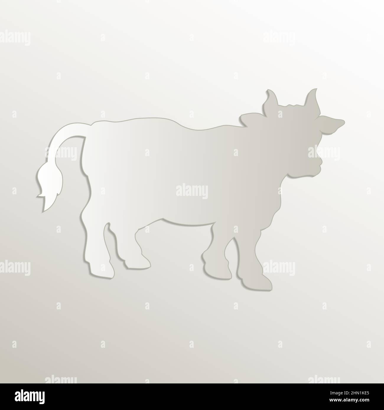 Picttogramme vache Banque d'images vectorielles - Alamy