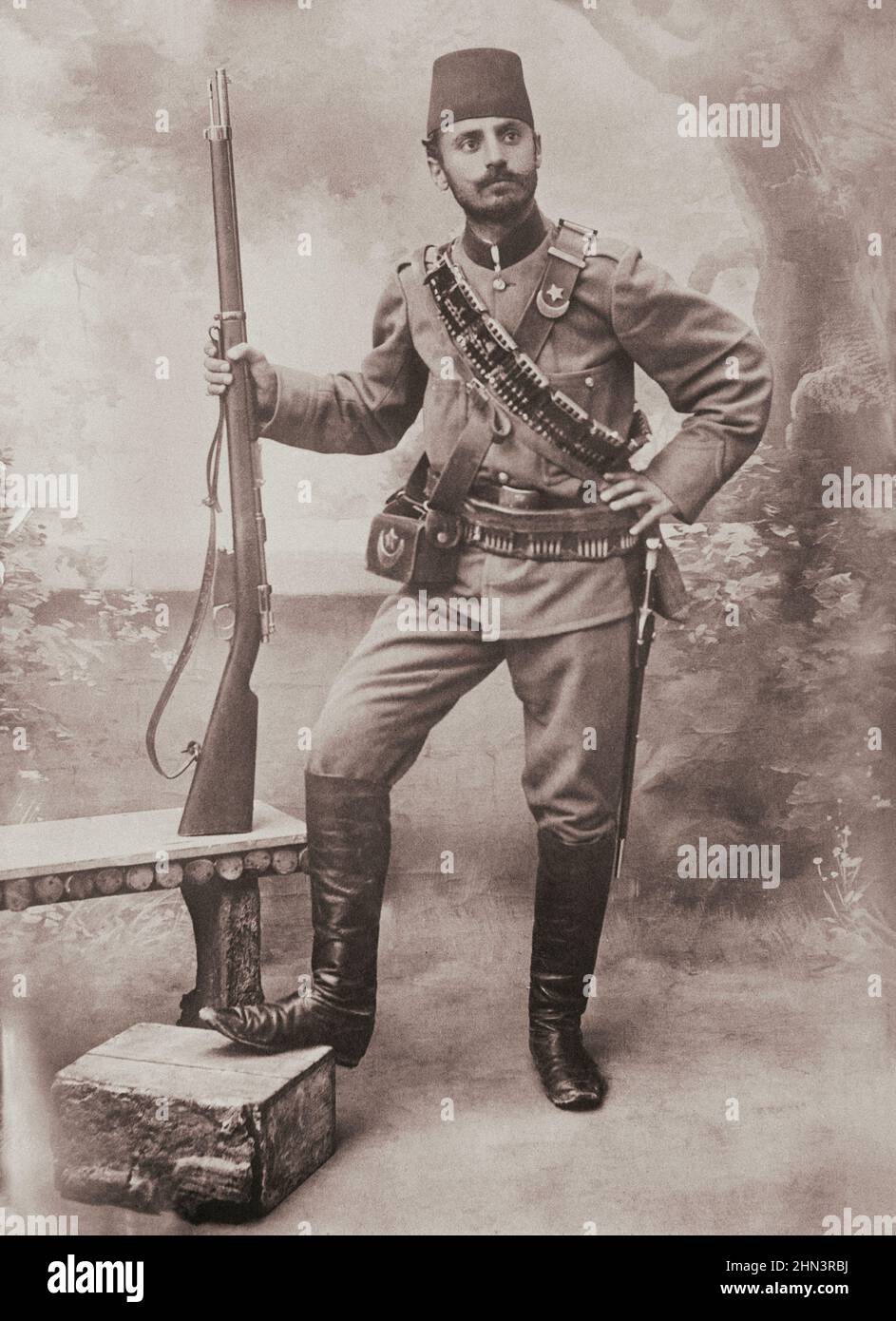 Soldat turc du front de salonican Banque de photographies et d’images à ...