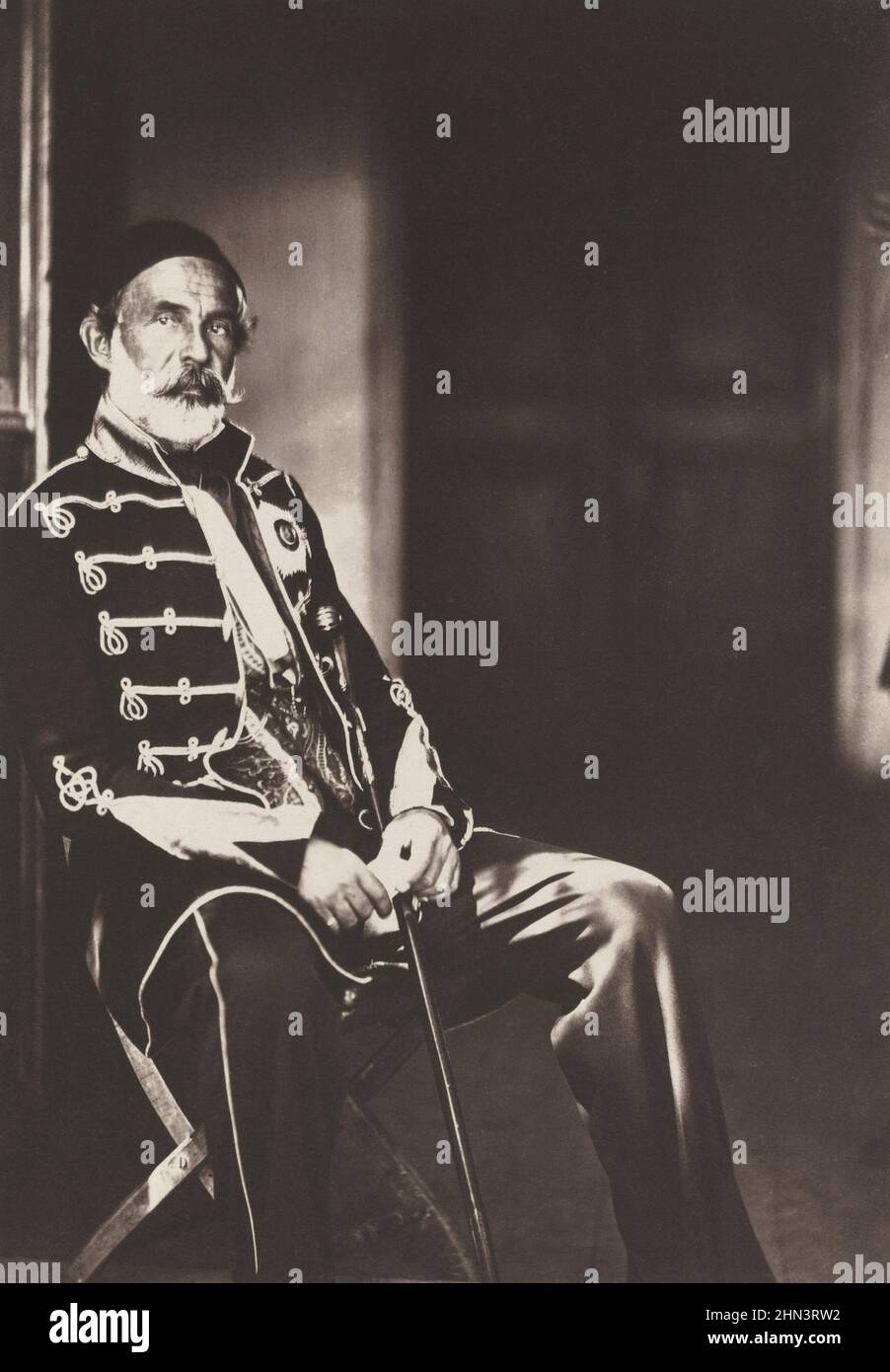 Omar pacha en uniforme militaire ottoman Banque de photographies et d ...