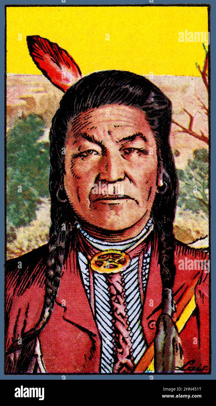 Razas humanas. Indio sioux, pueblo indígena americano asentado en los ...