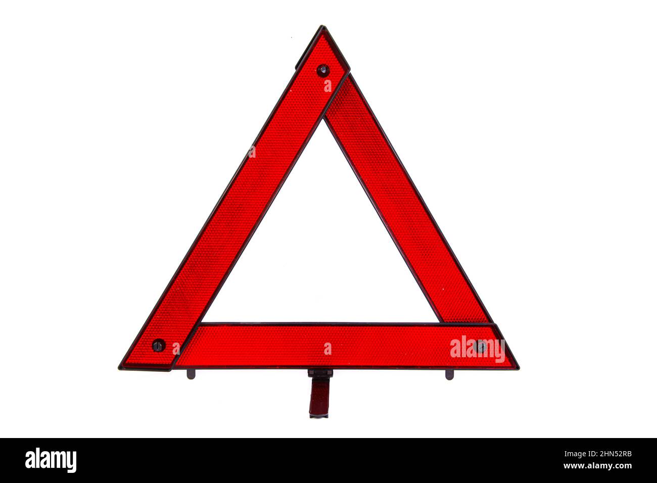 Panneau de signalisation de danger triangle rouge Banque d'images ...