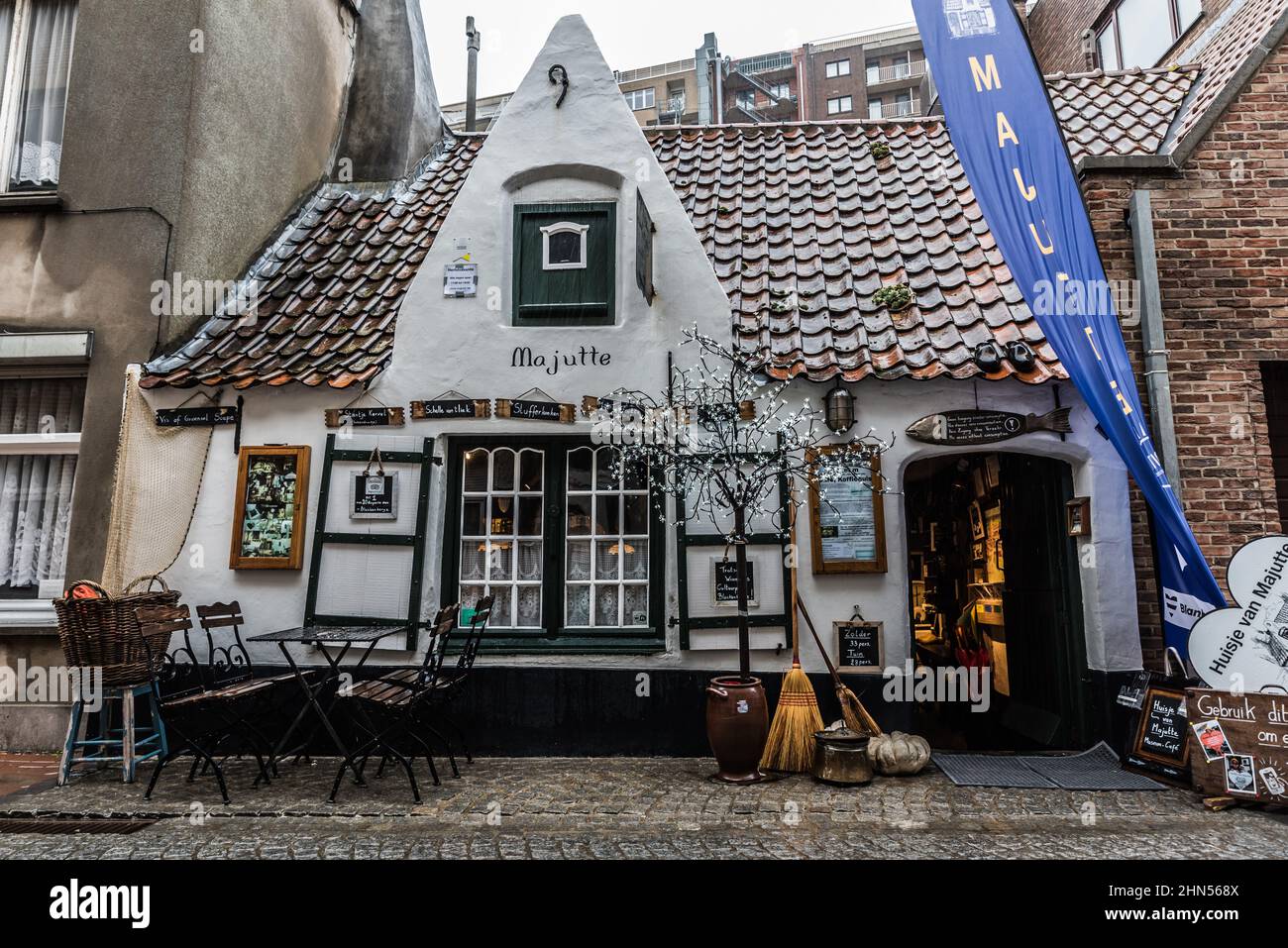 Maison de pecheur belgique Banque de photographies et d’images à haute résolution - Alamy