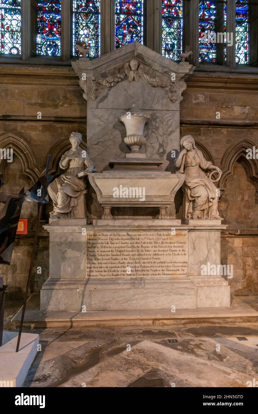 Beverley minster tomb Banque de photographies et d’images à haute ...
