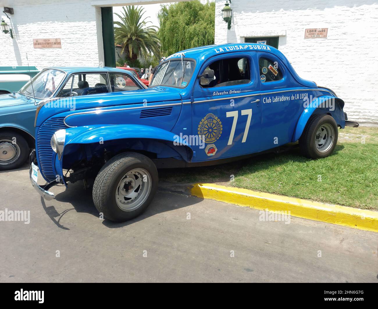 Ancien Ford V8 de Luxe modèle 81A coupé, 1938. TC Racing. Silvestre ...