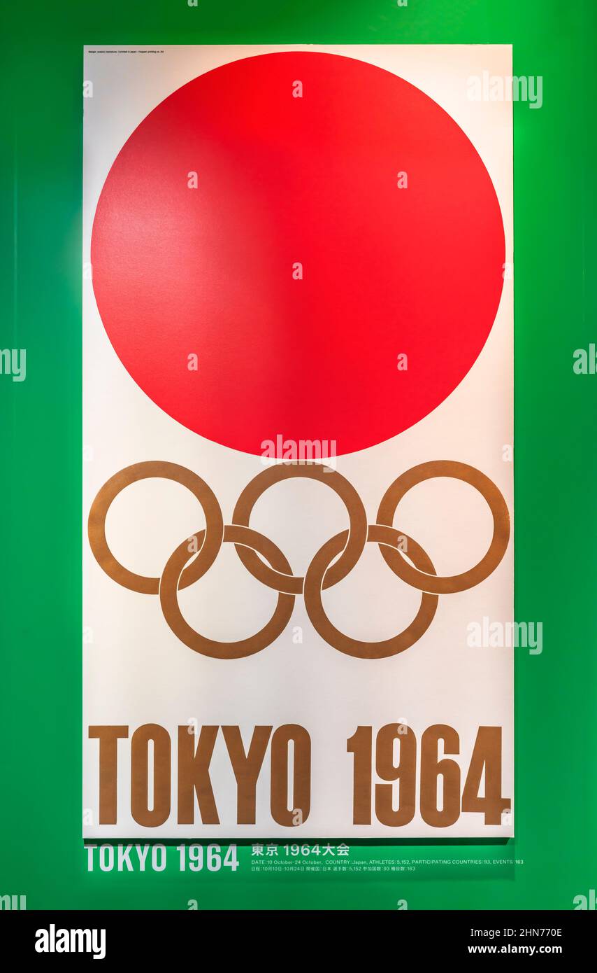 tokyo, japon - août 10 2021 : affiche japonaise des Jeux olympiques d ...