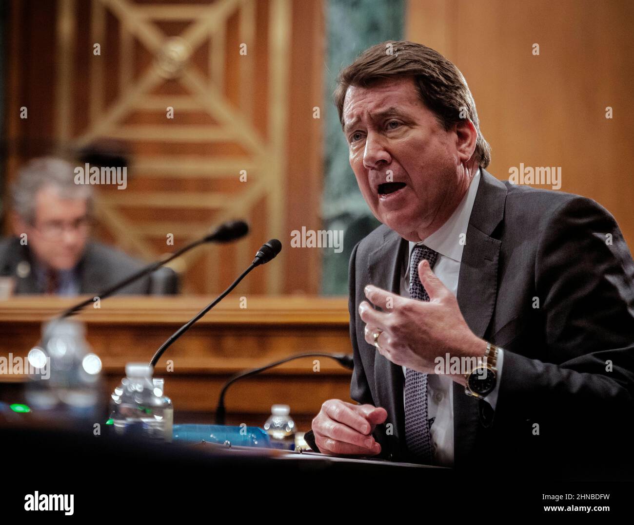 Washington, États-Unis d'Amérique. 15th févr. 2022. Le sénateur ...