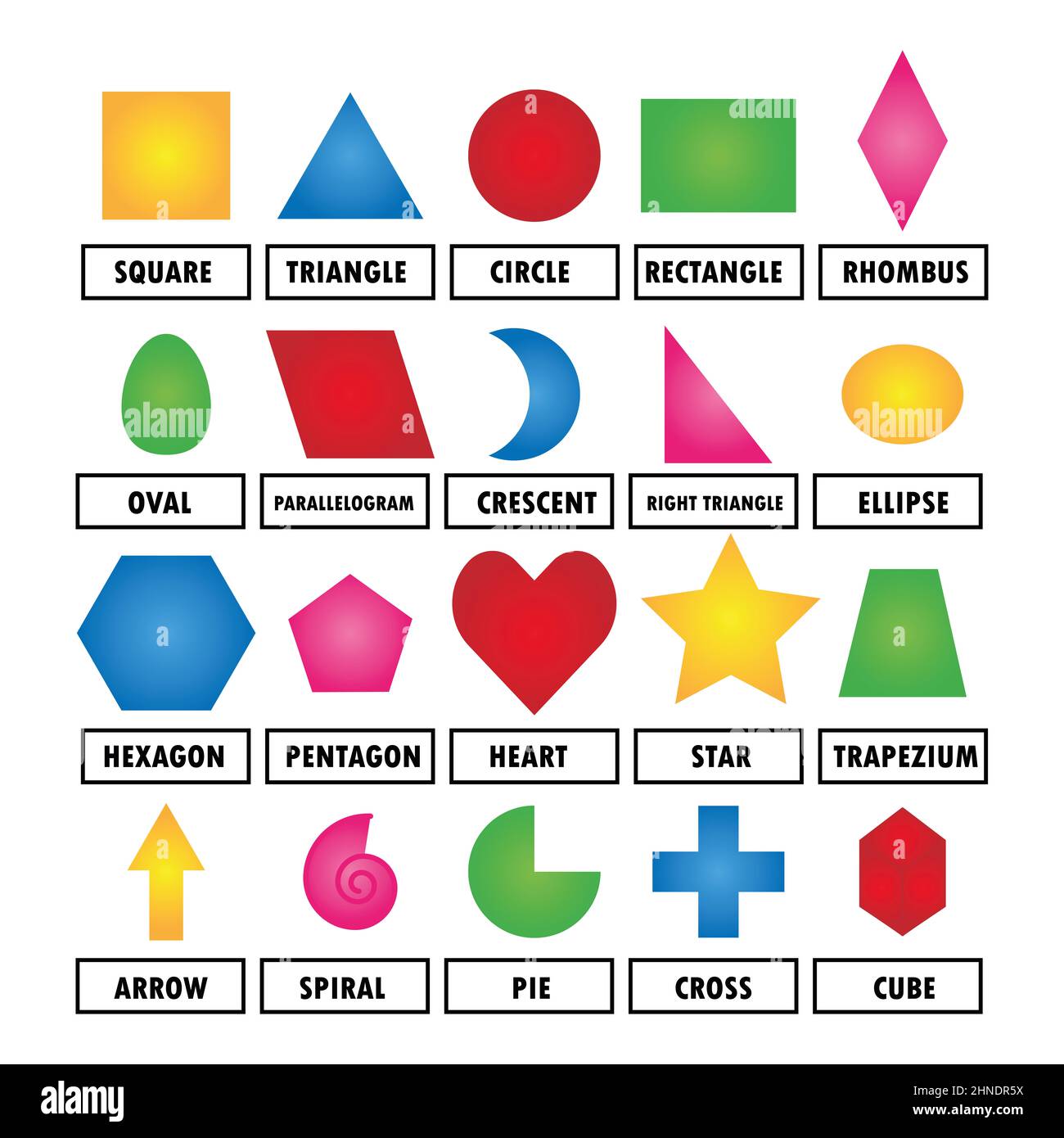 2d shapes Banque de photographies et d’images à haute résolution - Alamy