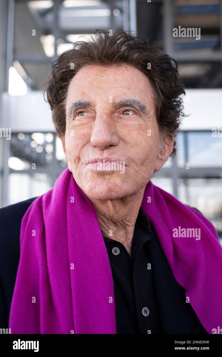France, Paris, 2022-02-15. Portrait de Jack Lang, ancien ministre de la ...