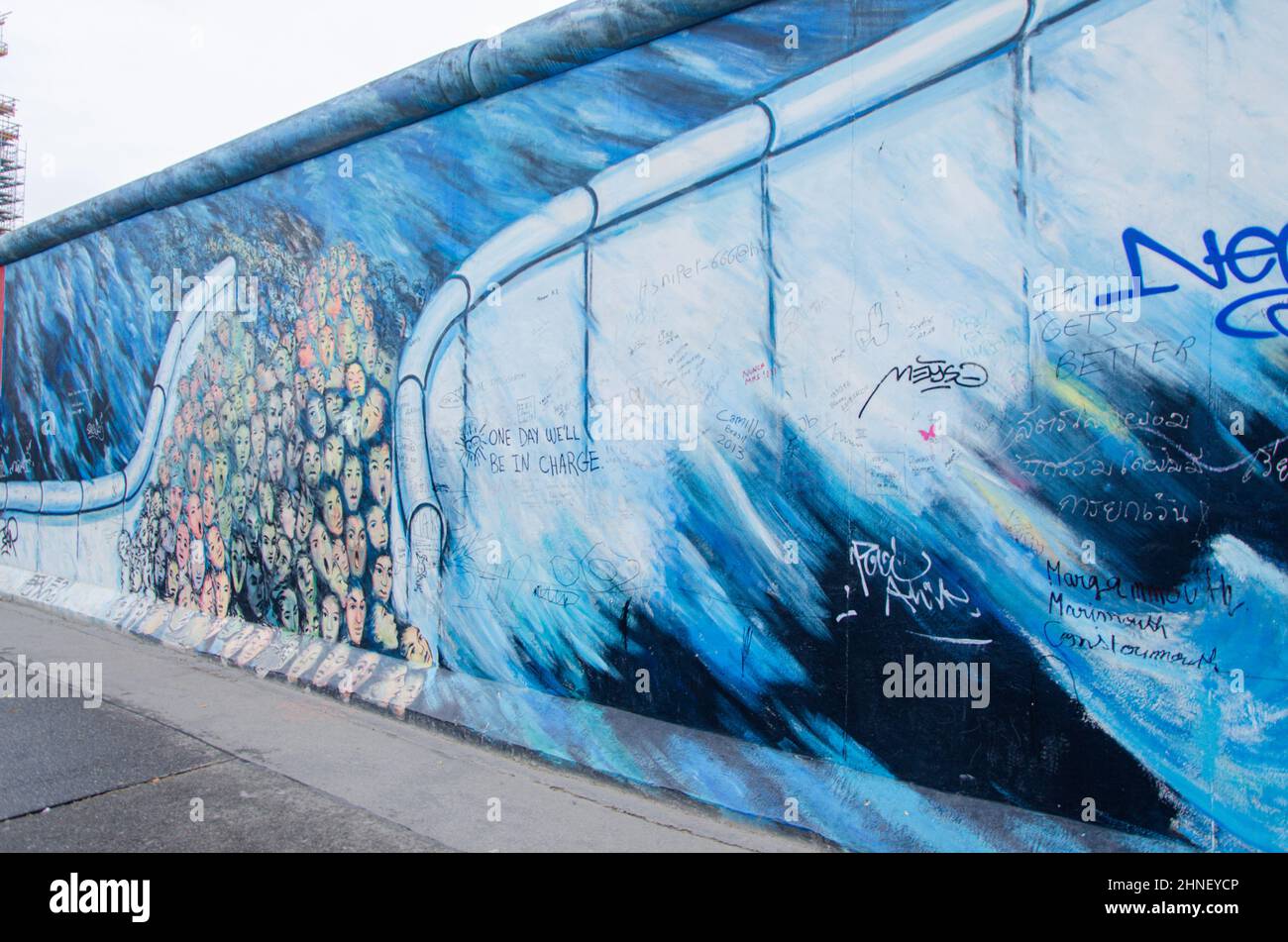 Mur de berlin graffiti mauer Banque de photographies et d’images à ...