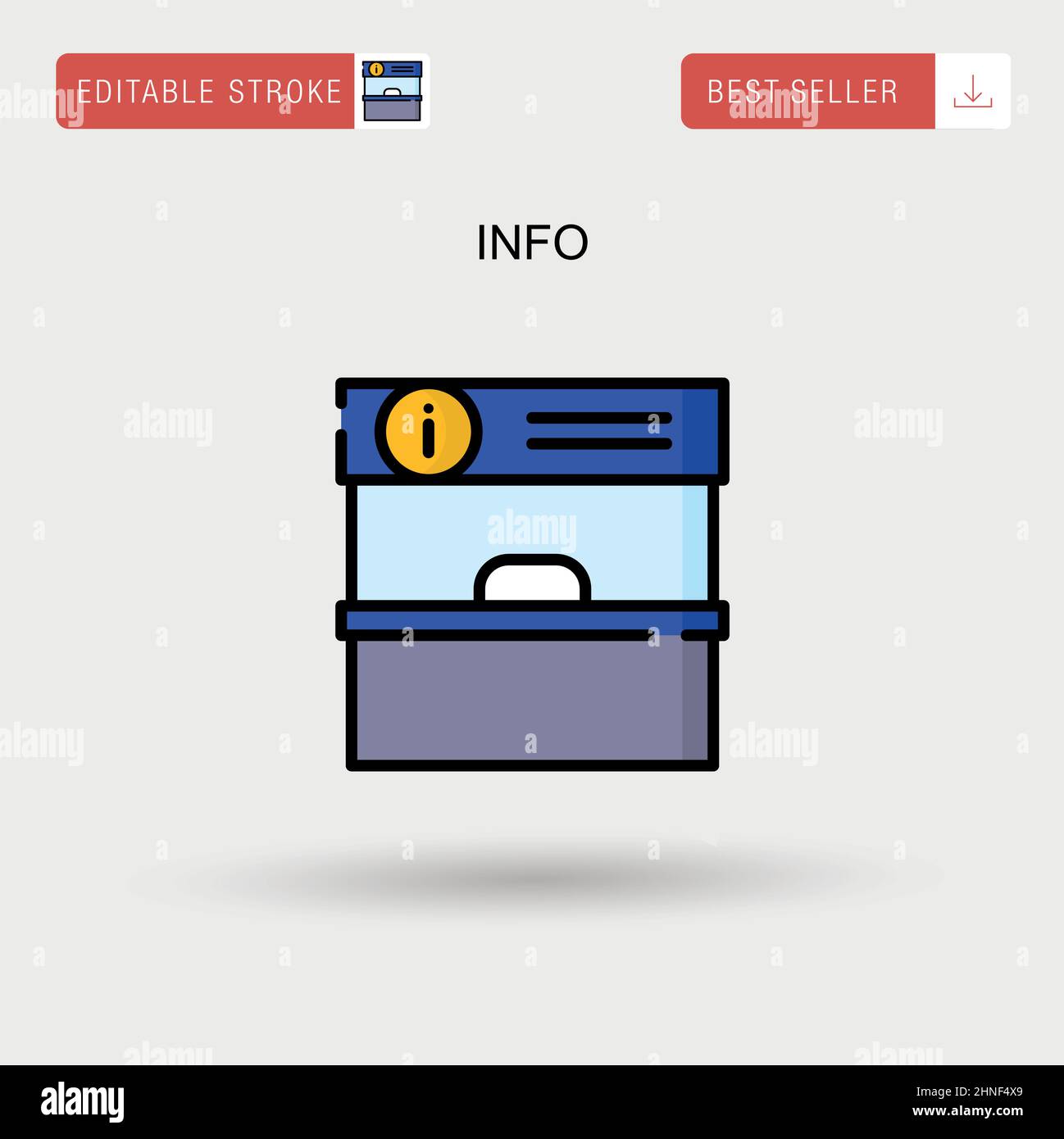 Informer icône Banque de photographies et d’images à haute résolution ...