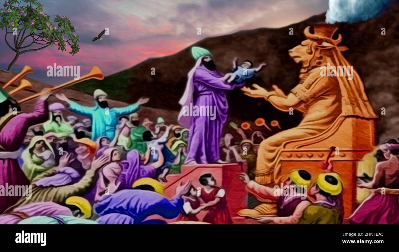 Culte moloch Banque de photographies et d’images à haute résolution - Alamy