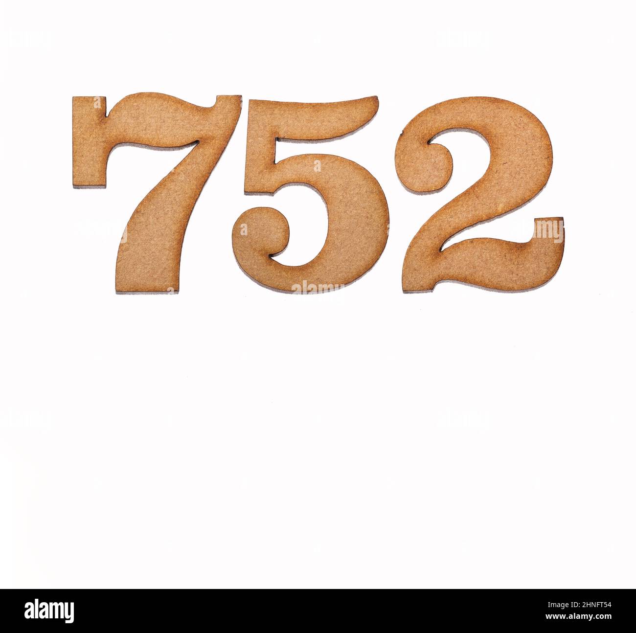 Number 752 Banque de photographies et d’images à haute résolution - Alamy