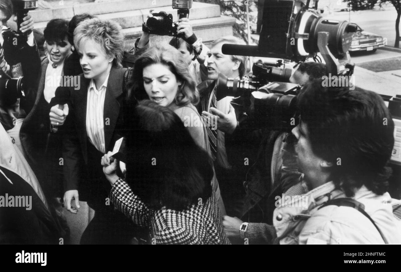 Jodie Foster, Kelly McGillis, sur le tournage du film, « l'accusé ...