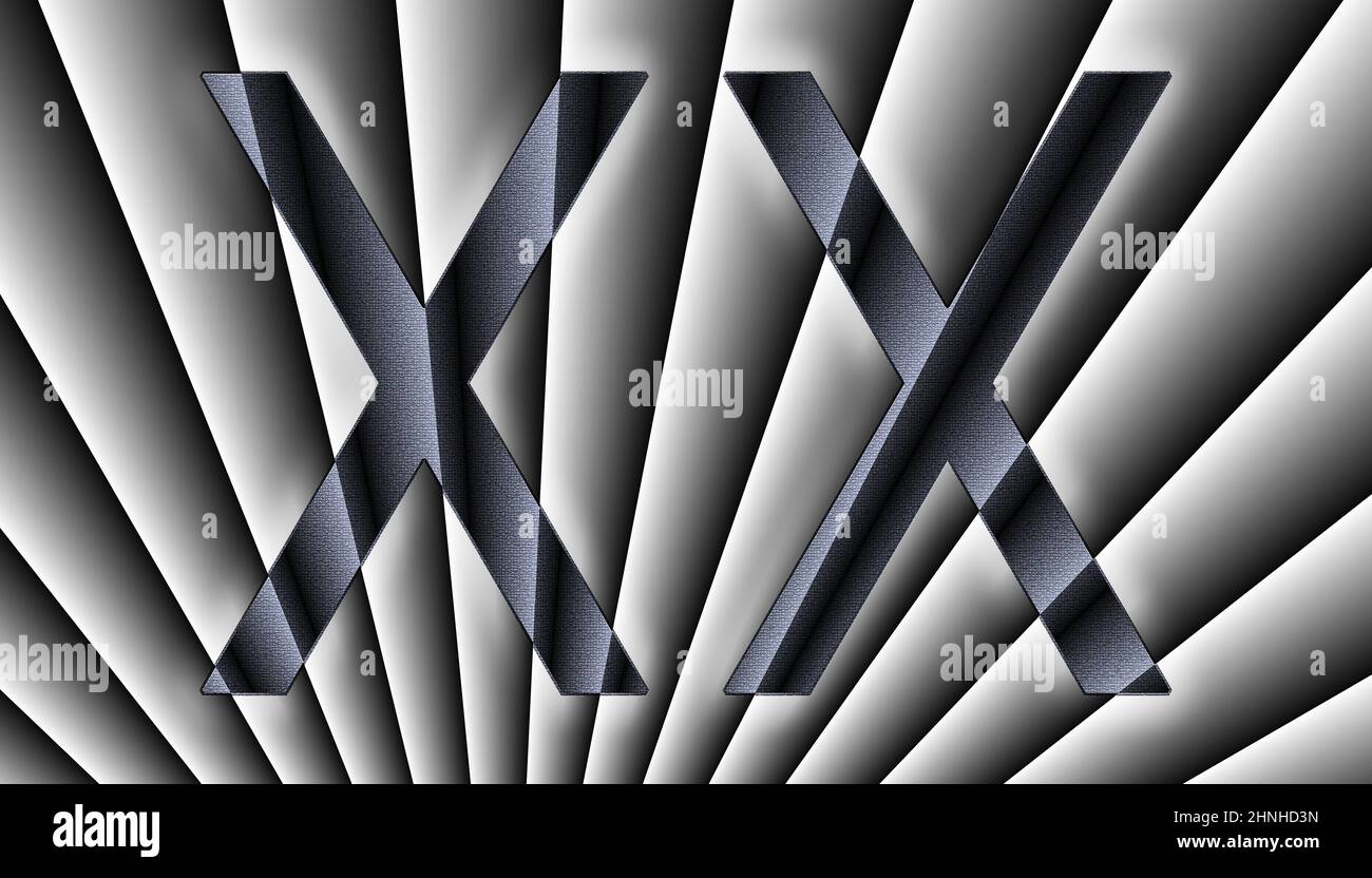 Symbole xx Banque de photographies et d’images à haute résolution - Alamy