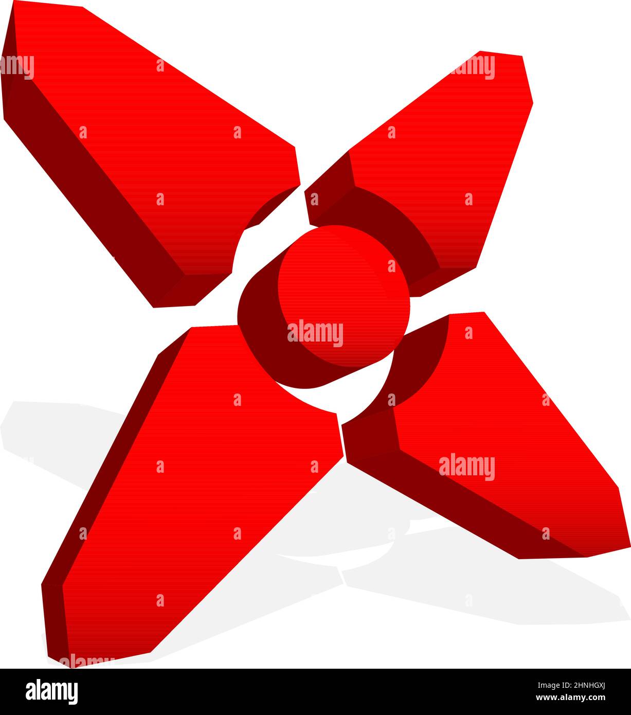 Signe X rouge, forme, lettre. Réticule, repère de cible, icône de ...