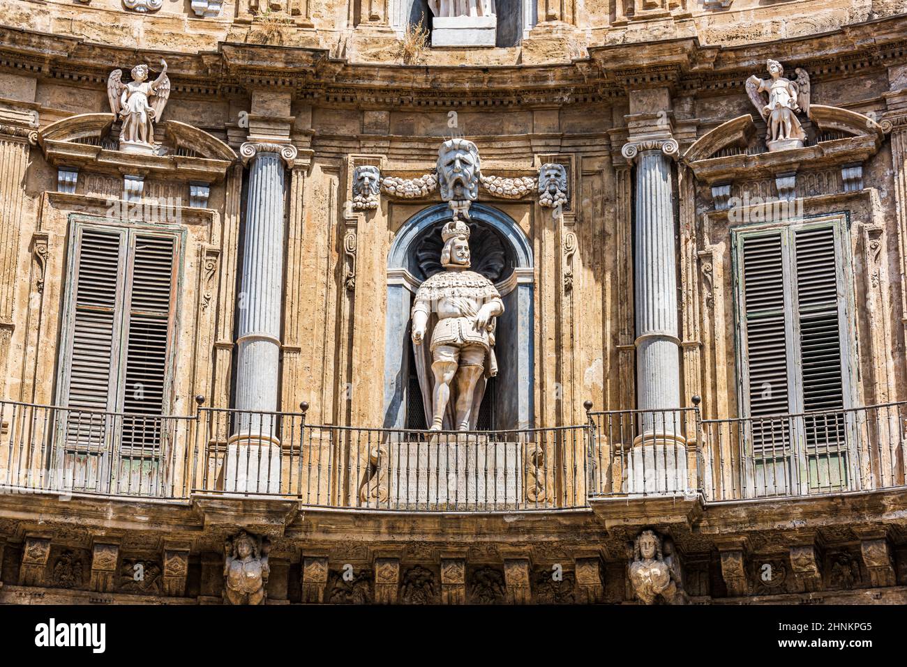 Quattro canti palermo sicily architecture Banque de photographies et d ...