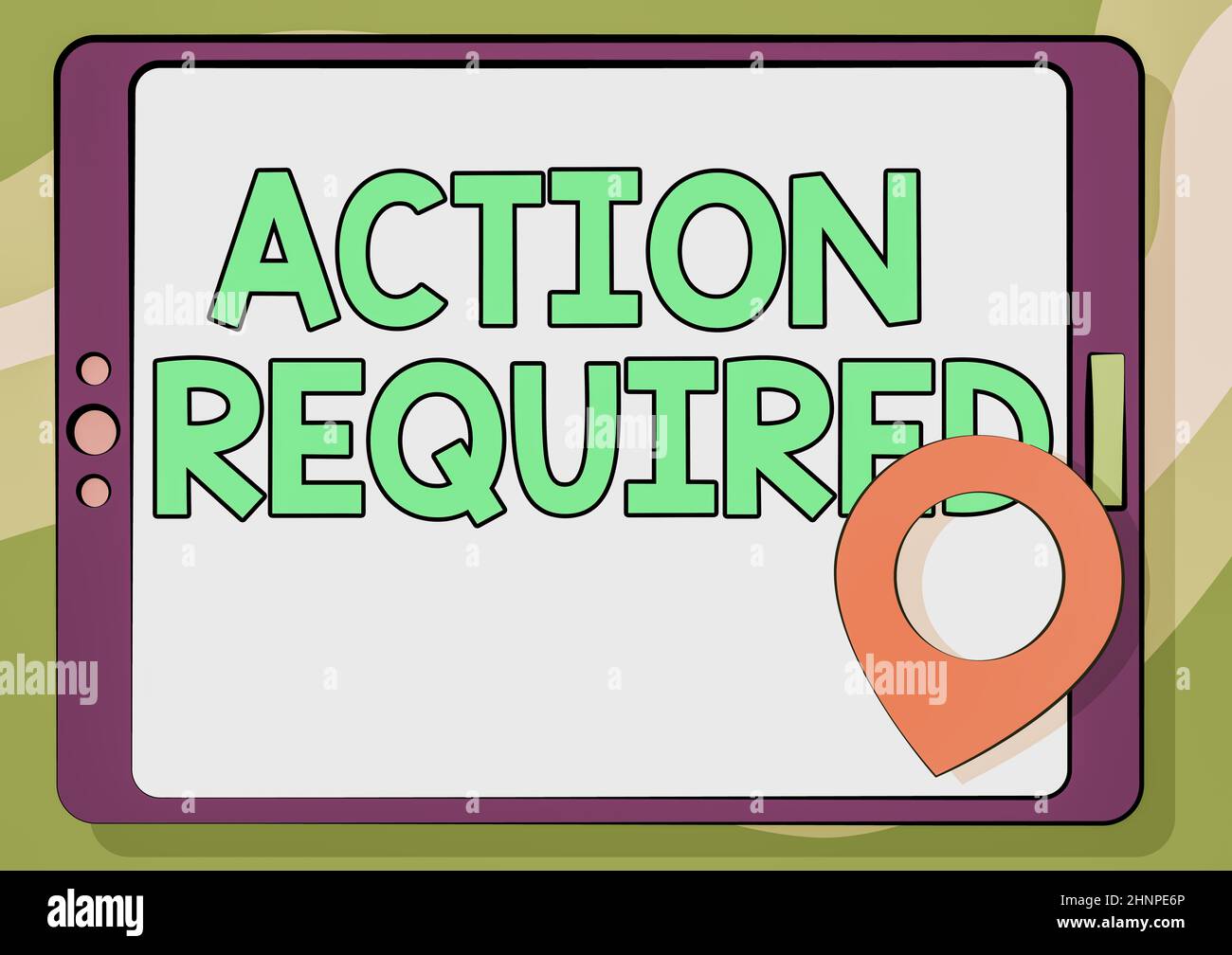 Signature manuscrite action requise. Concept signification considérer ...