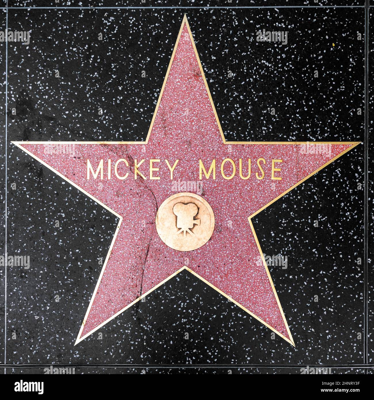 Mickey mouse walk fame star Banque de photographies et d’images à haute ...