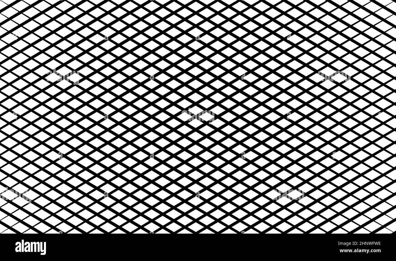 Diagonale, grille oblique, motif de maillage. Texture treillis, réseau, treillis. Plexus ...