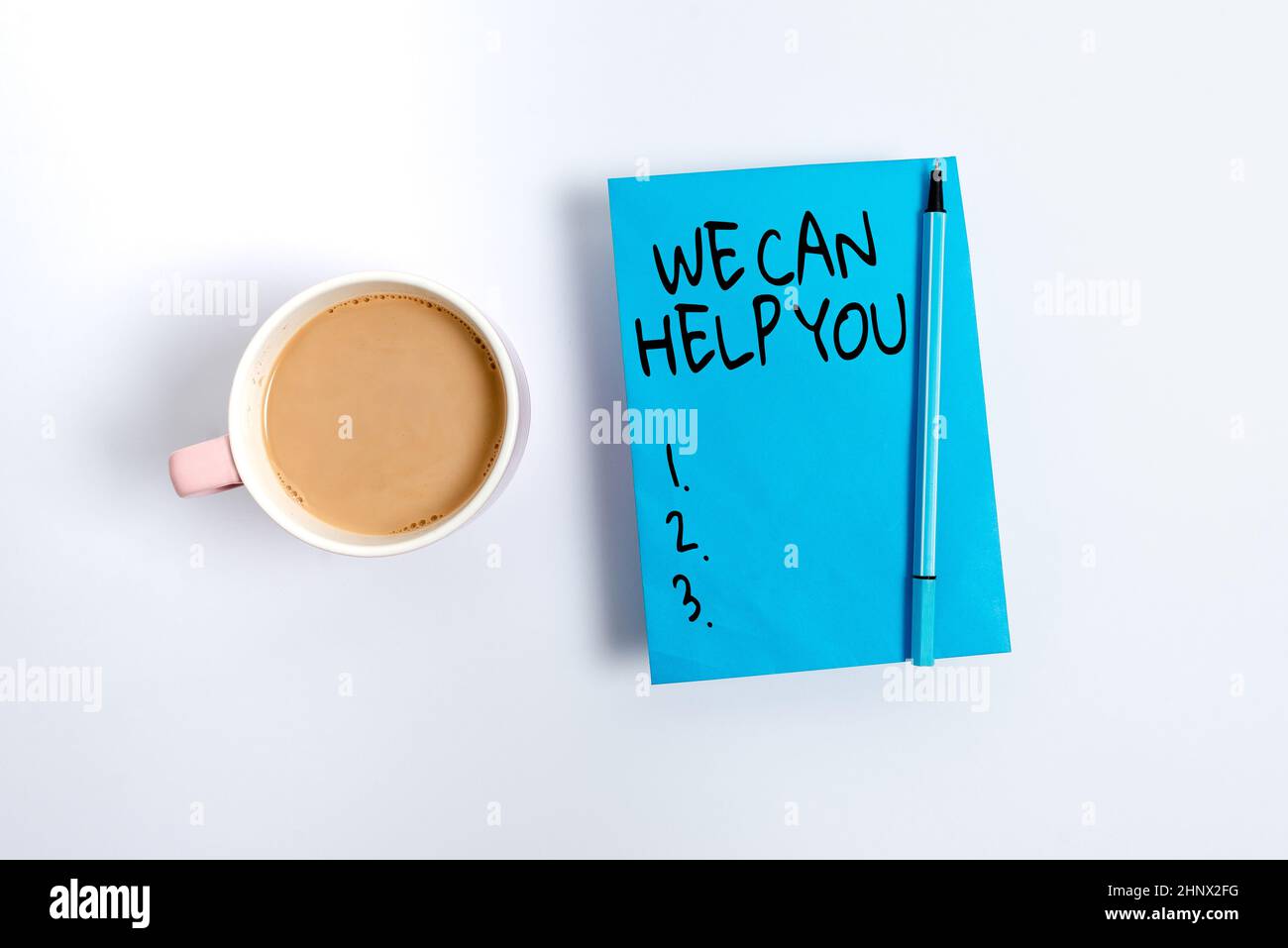 Affiche de texte nous pouvons vous aider, Word pour offrir une bonne ...