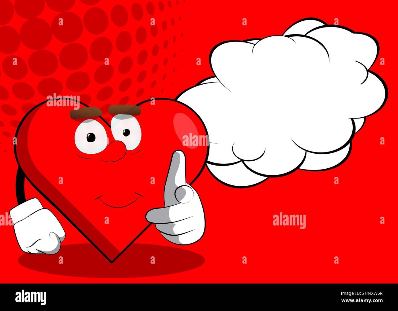 Forme de coeur avec le pointage au spectateur avec sa main comme un ...