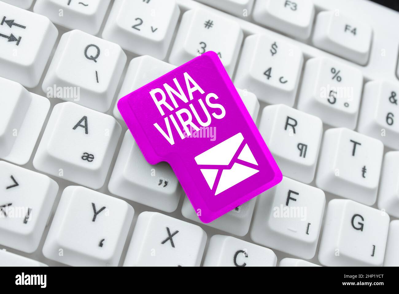 Écriture affichant le texte virus de l'ARN, Word pour un virus les ...