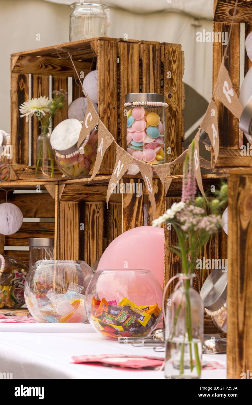 Buffet de bonbons Banque de photographies et d’images à haute ...