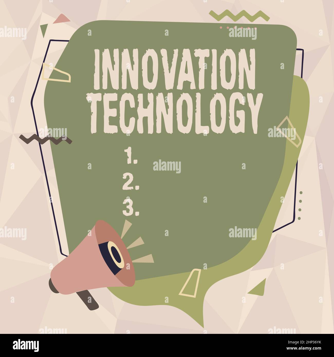 Affiche de texte montrant innovation technologie, Business Showcase ...