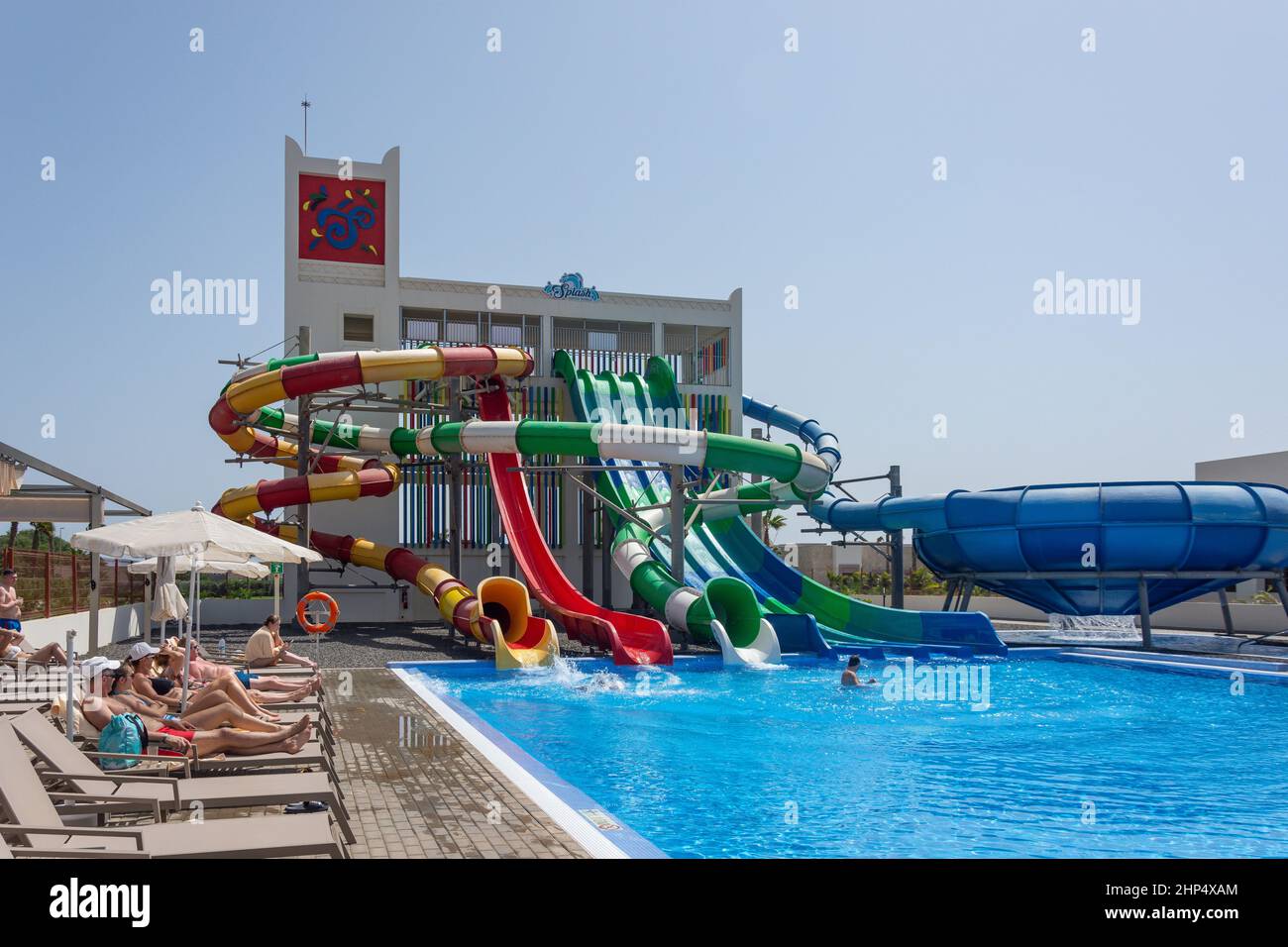 Kids water park water slides Banque de photographies et d’images à ...