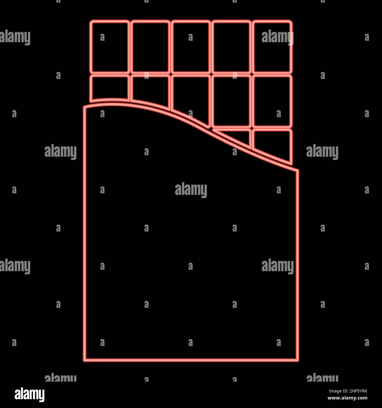 Barre rouge Banque d'images vectorielles - Alamy