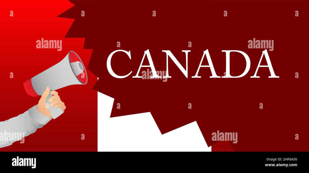 Welcome to canada sign Banque d'images vectorielles - Alamy