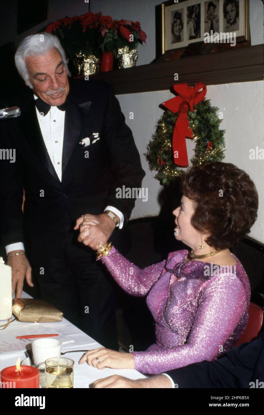 Cesar Romero Et Shirley Temple Black Circa Des Années 80 Crédit Ralph