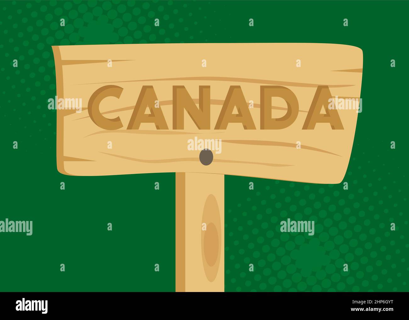 Welcome to canada sign Banque d'images vectorielles - Alamy