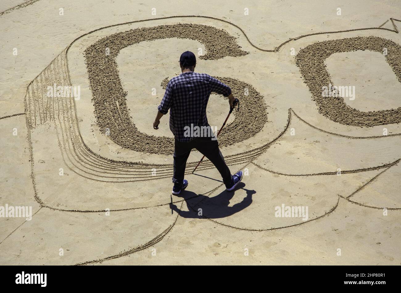 Dessin bonhomme touriste Banque de photographies et d’images à haute résolution - Alamy