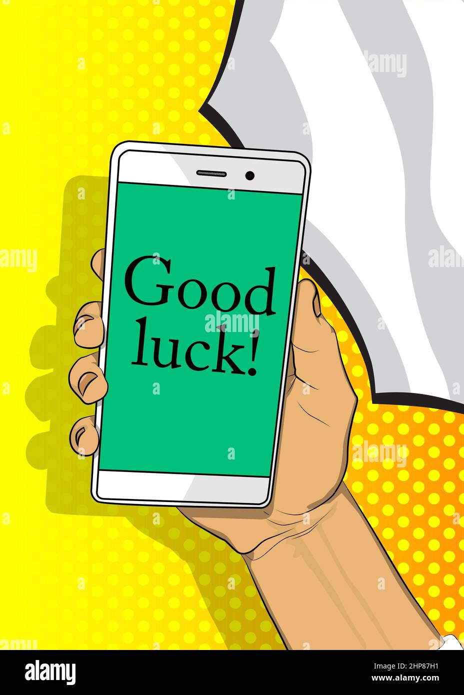 Good luck message Banque d'images vectorielles - Alamy