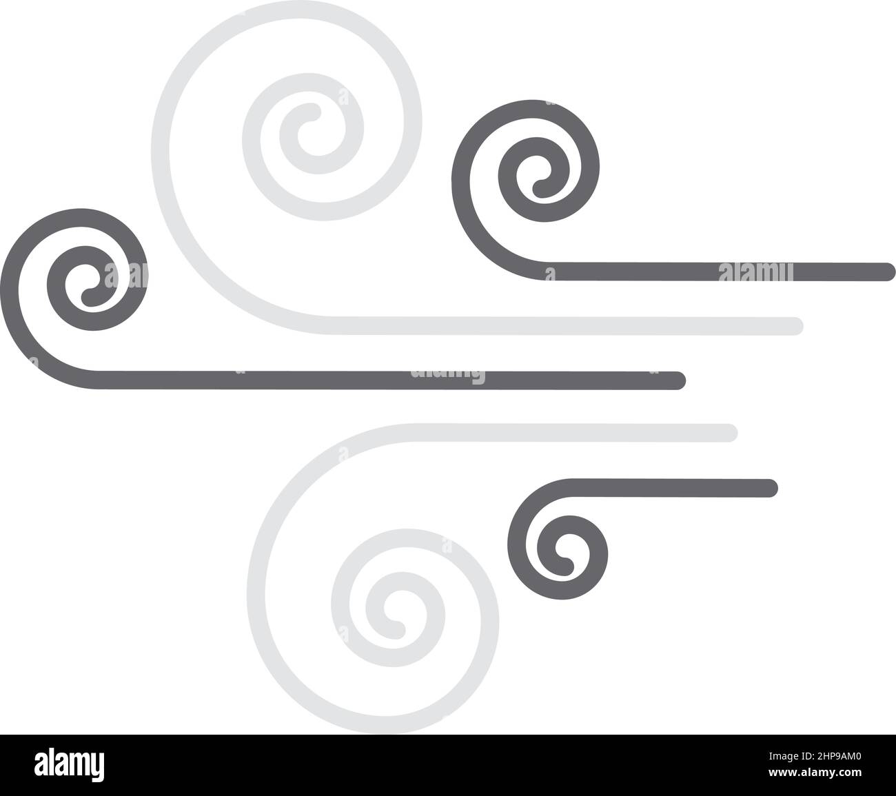 Vent symbole Banque d'images vectorielles - Alamy