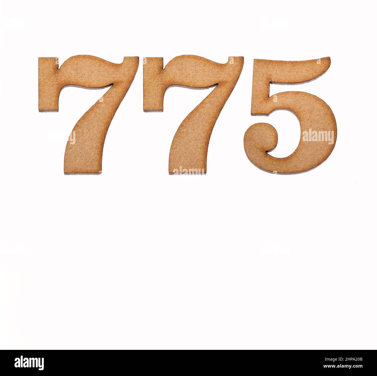 Number 775 Banque de photographies et d’images à haute résolution - Alamy