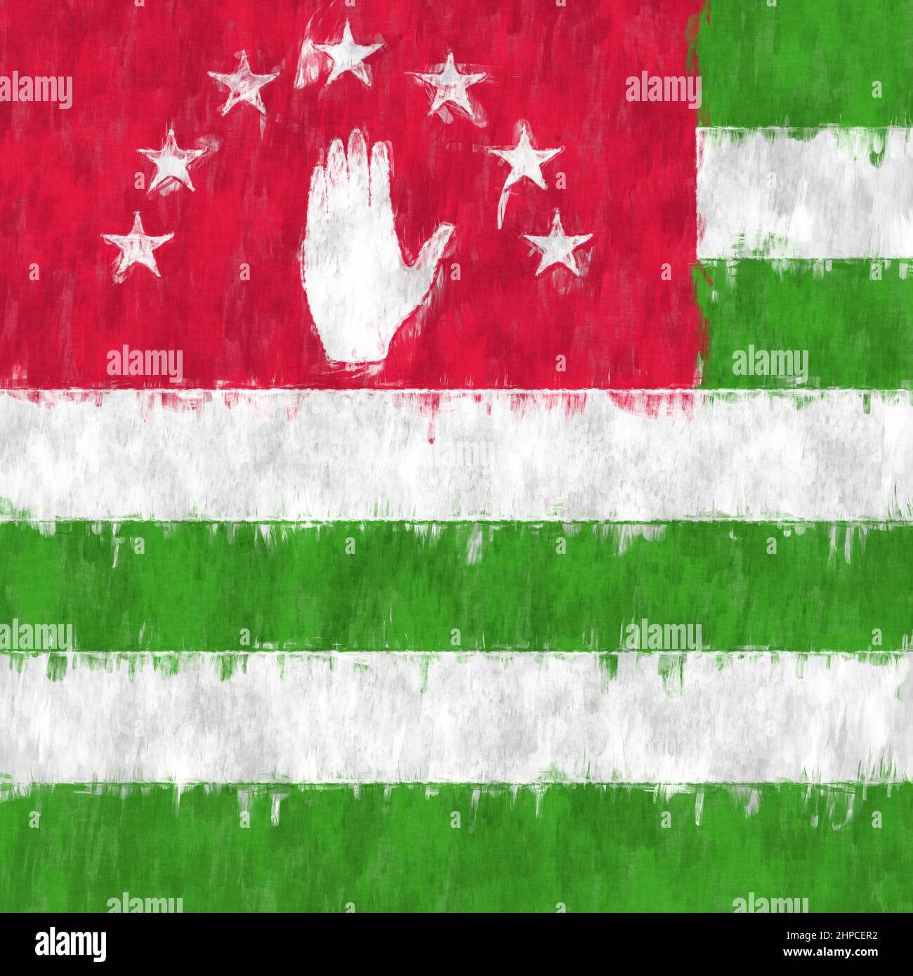 Drapeau abkhazie Banque de photographies et d’images à haute résolution ...