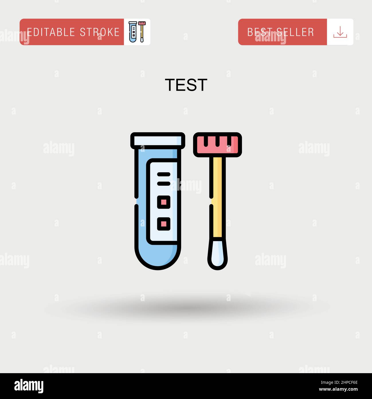 Test de diagnostic Banque d'images vectorielles - Alamy