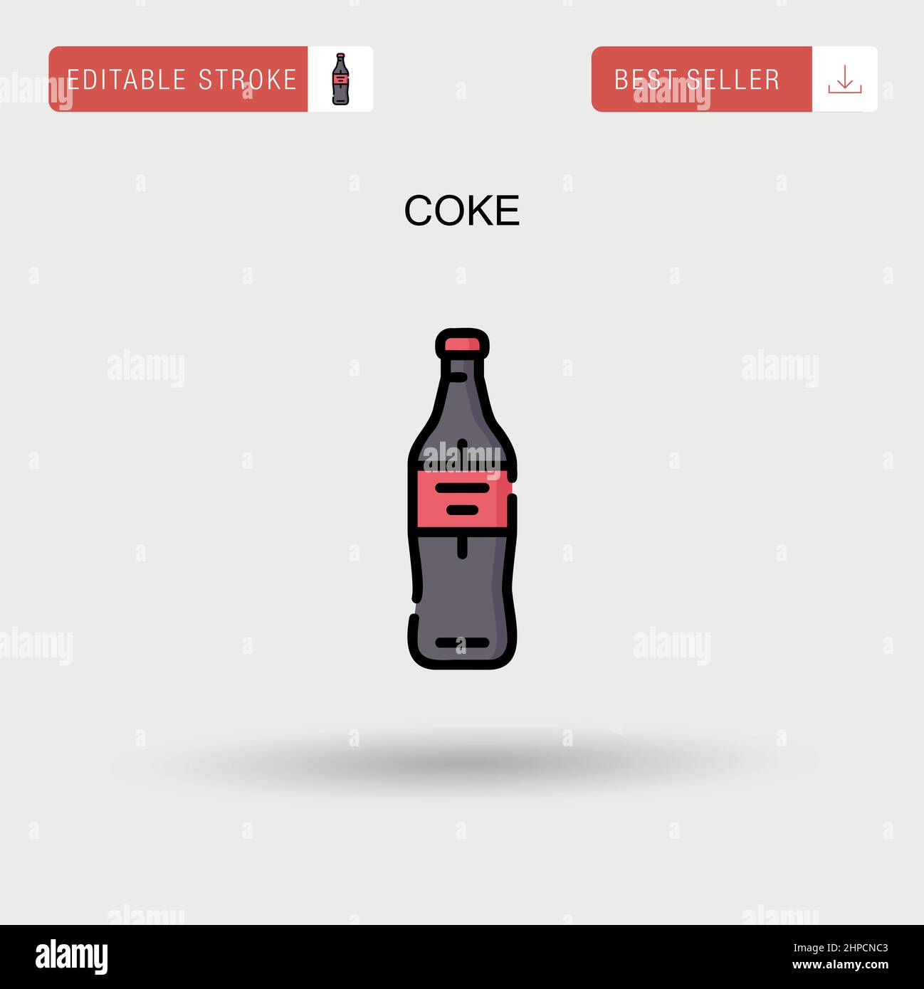 Symbole de coke Banque d'images vectorielles - Alamy